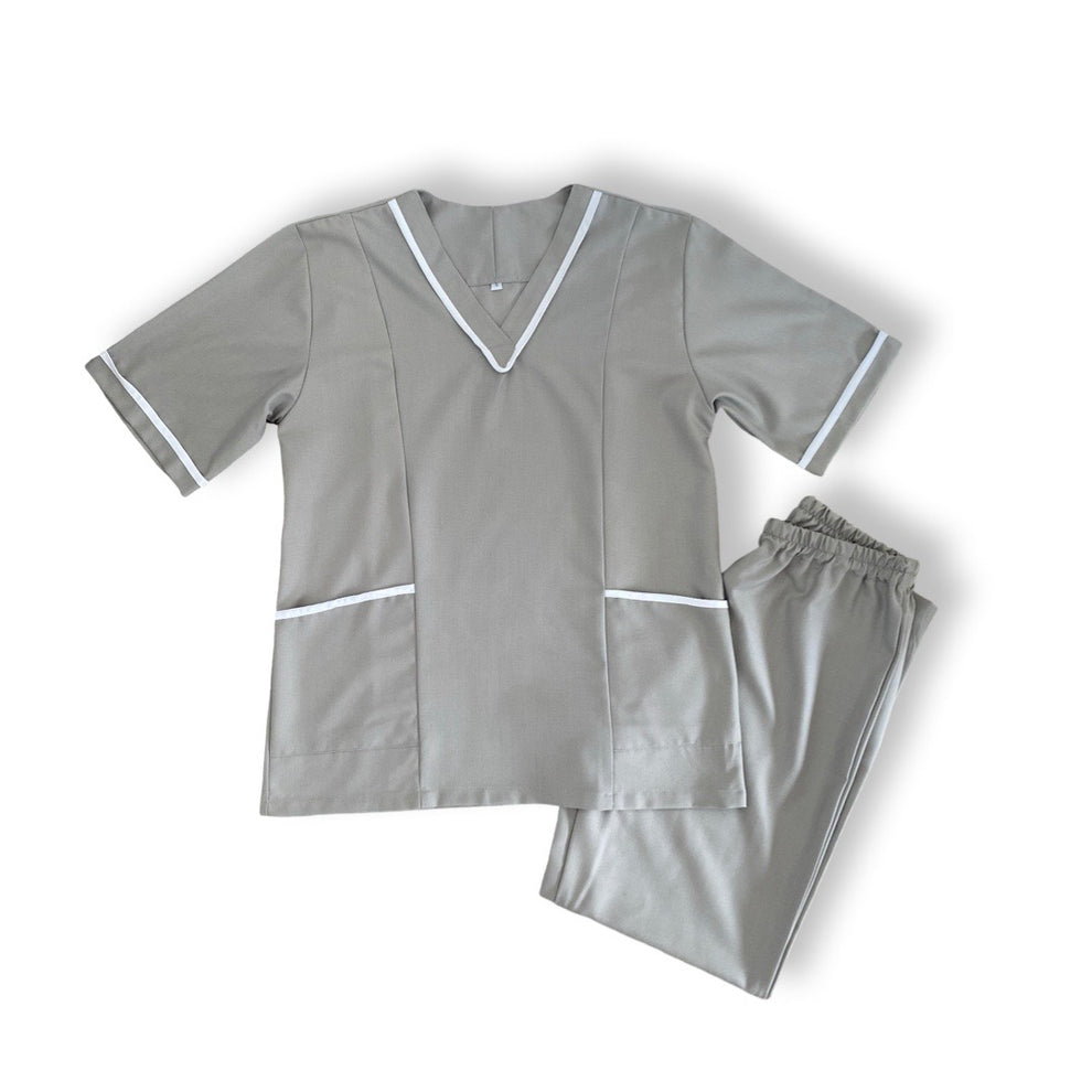 Gray Short Sleeve Uniform – UniformatJo