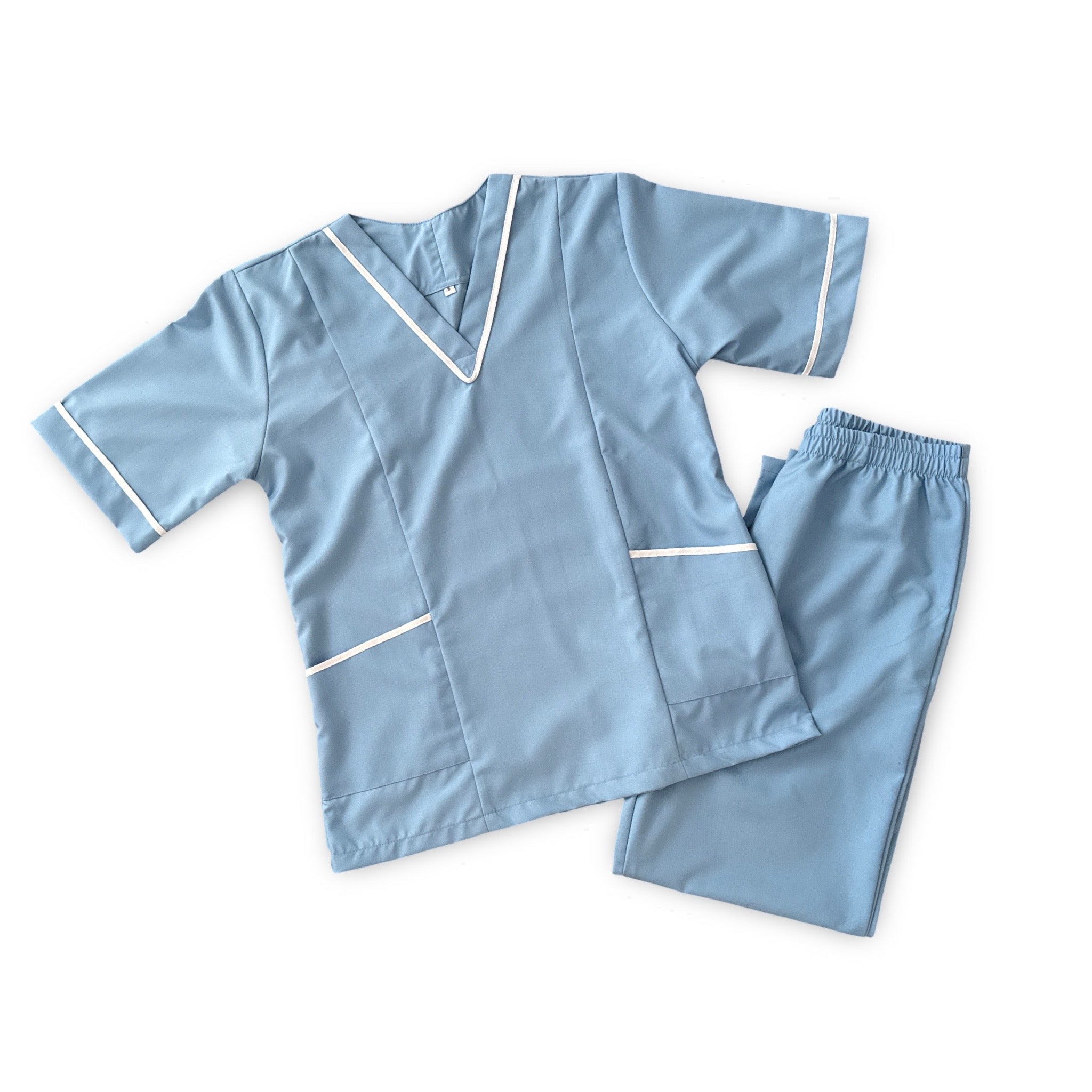 Light Blue Short Sleeve Uniform – UniformatJo